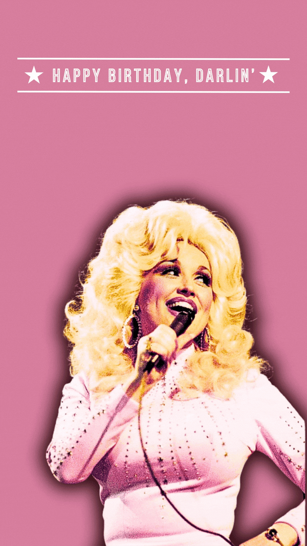 Dolly Parton Birthday Ecard | Rock N Roll Ecard | Greetigram